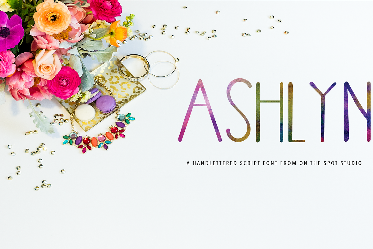 Ashlyn, a Sans Serif Font by OnTheSpotStudio