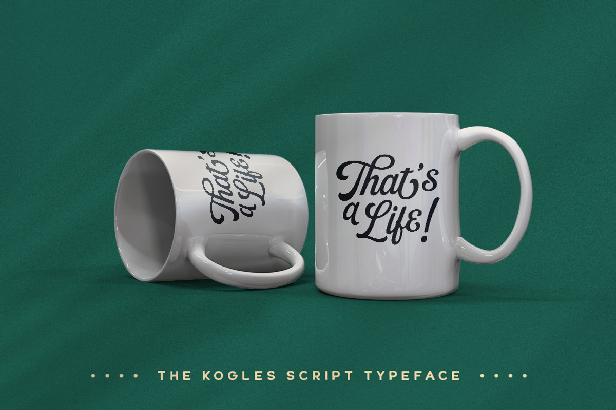 The Kogles Script Typeface, a Script Font by Letterhend Studio
