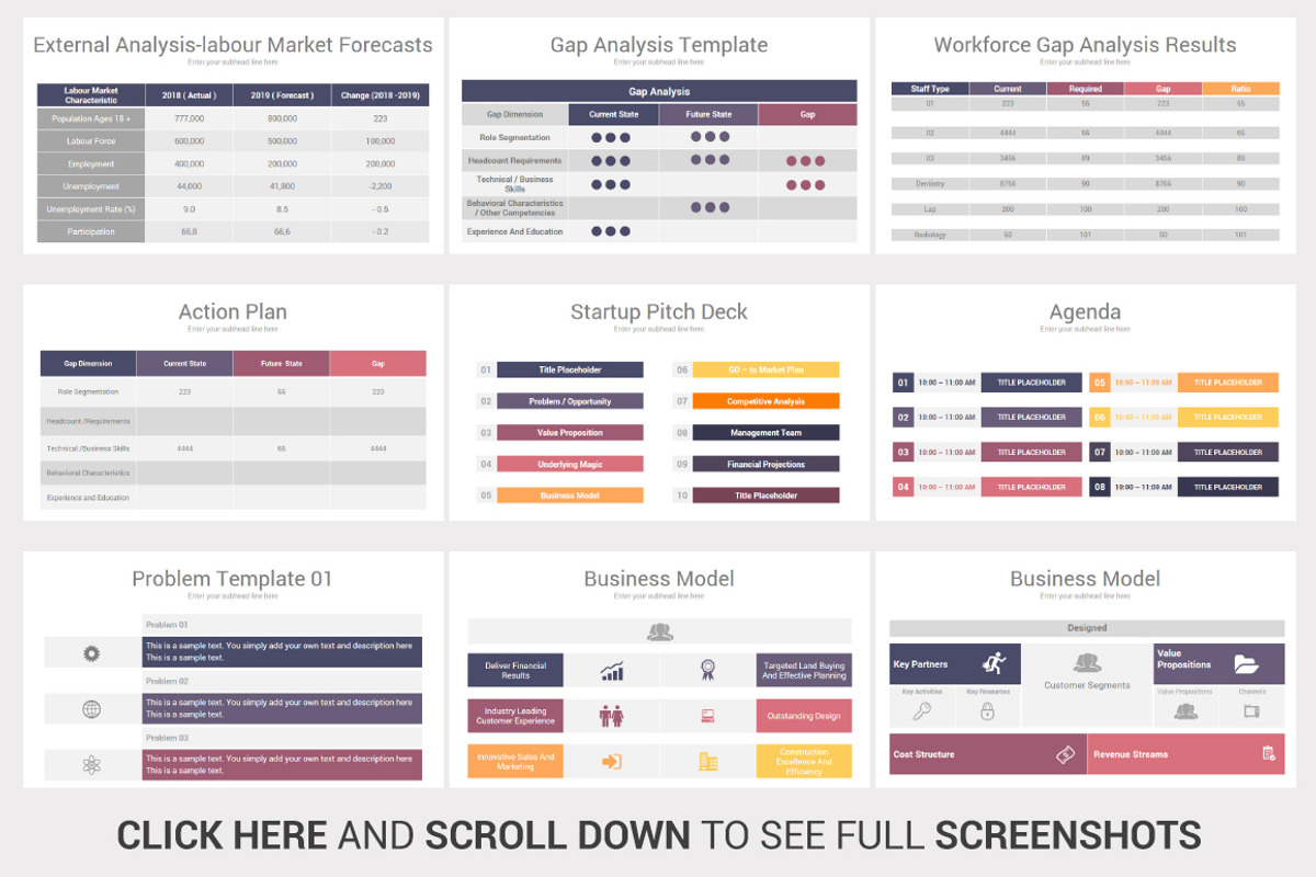 Creative Tables Google slides, a Presentation Template by OceanArt