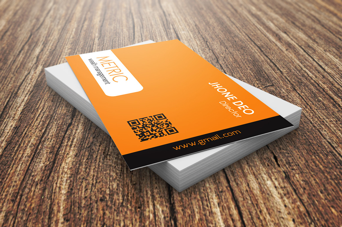 Matric Visiting Card, a Business Card Template by BdThemes