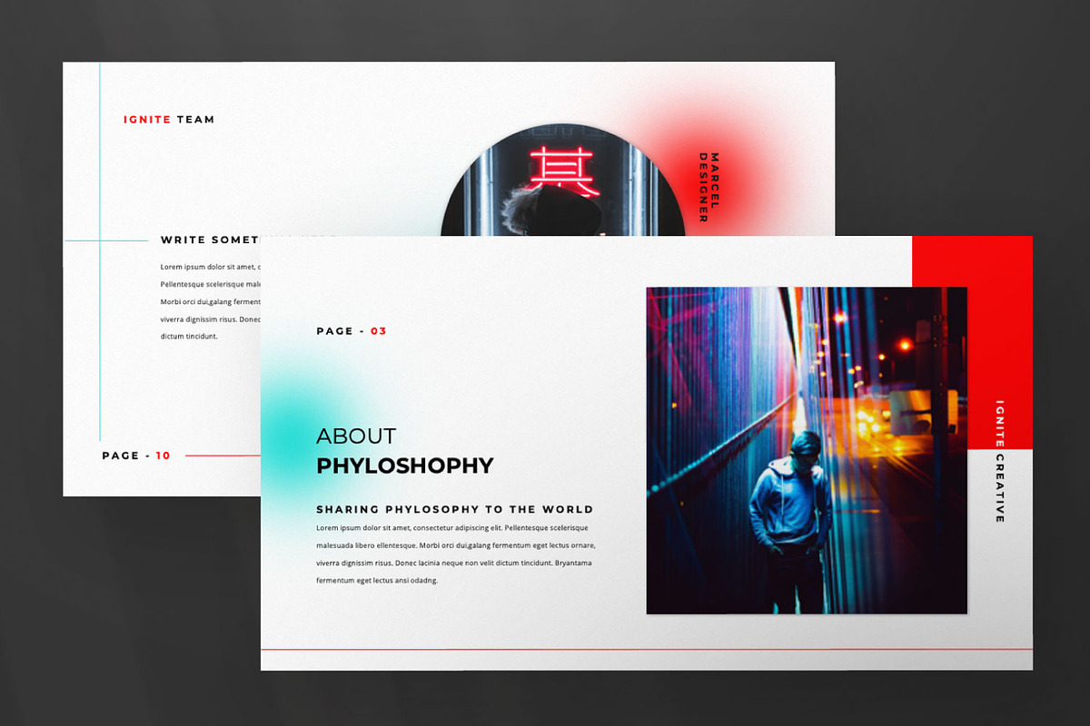 IGNITE Powerpoint, a Presentation Template by Portocraft