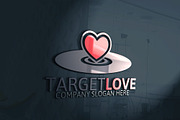 Target Love Logo, a Branding & Logo Template by Josuf Media
