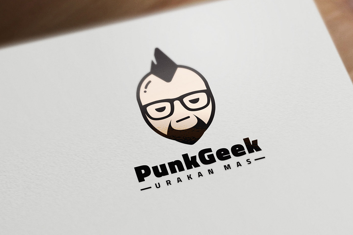 Punk Geek Logo Template, a Branding & Logo Template by yantodesign