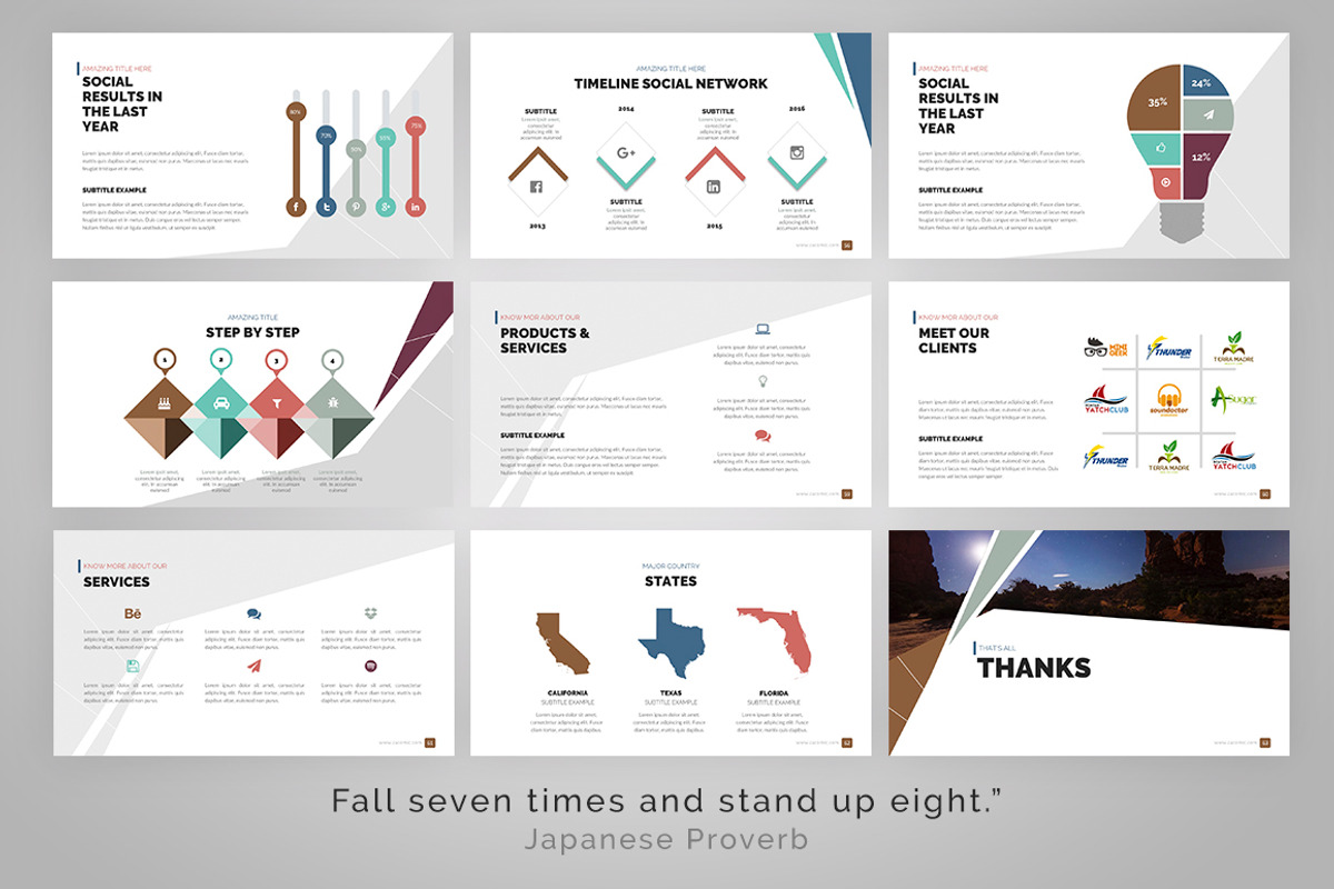 Delta | Powerpoint Template, a Presentation Template by Zacomic Studios