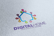 Digital Home Logo, a Branding & Logo Template by essegraphic