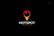 Hot Spot Logo | Branding & Logo Templates ~ Creative Market