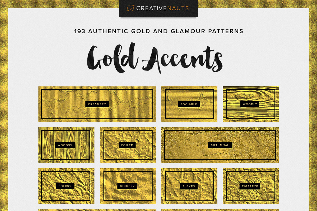 Goldsmith Gold & Glitter PS Kit, a Layer Style Add-On by Creativenauts