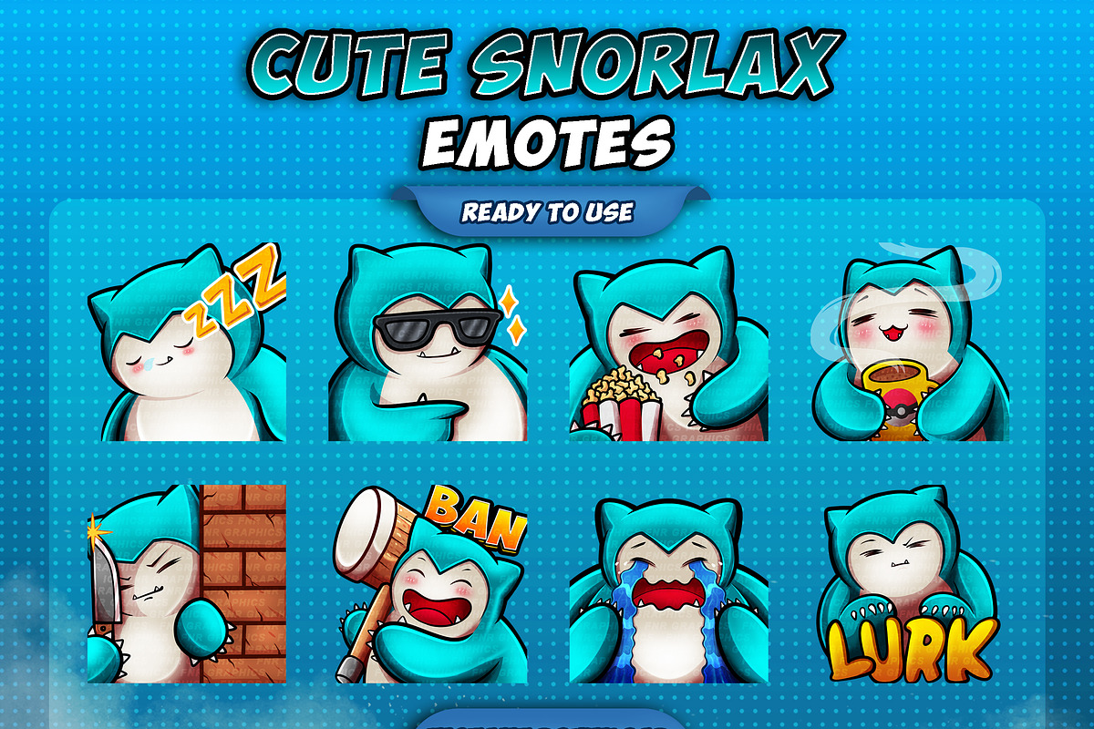 Snorlax Twitch Emote