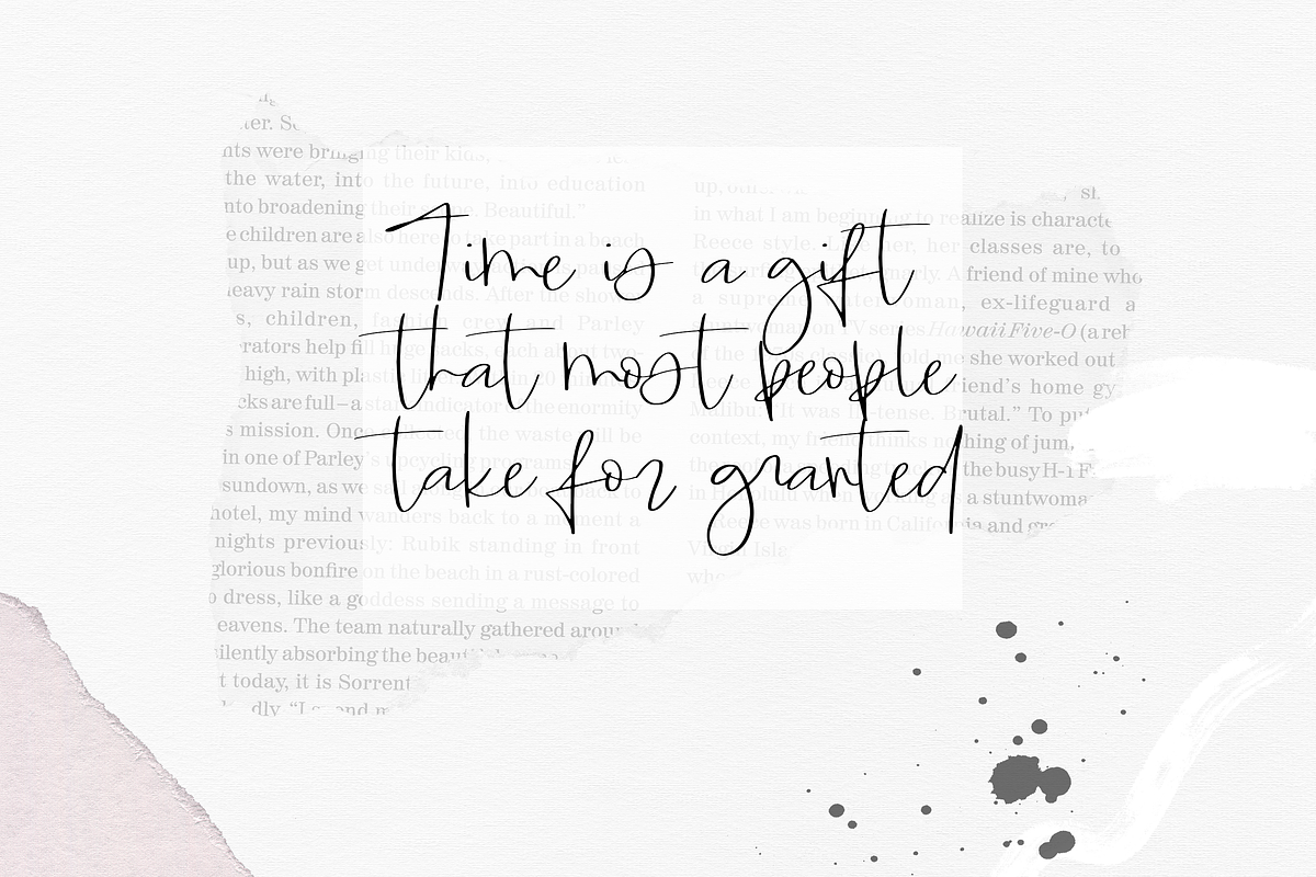 Timeless - Handwritten Script Font, a Script Font by KA Designs