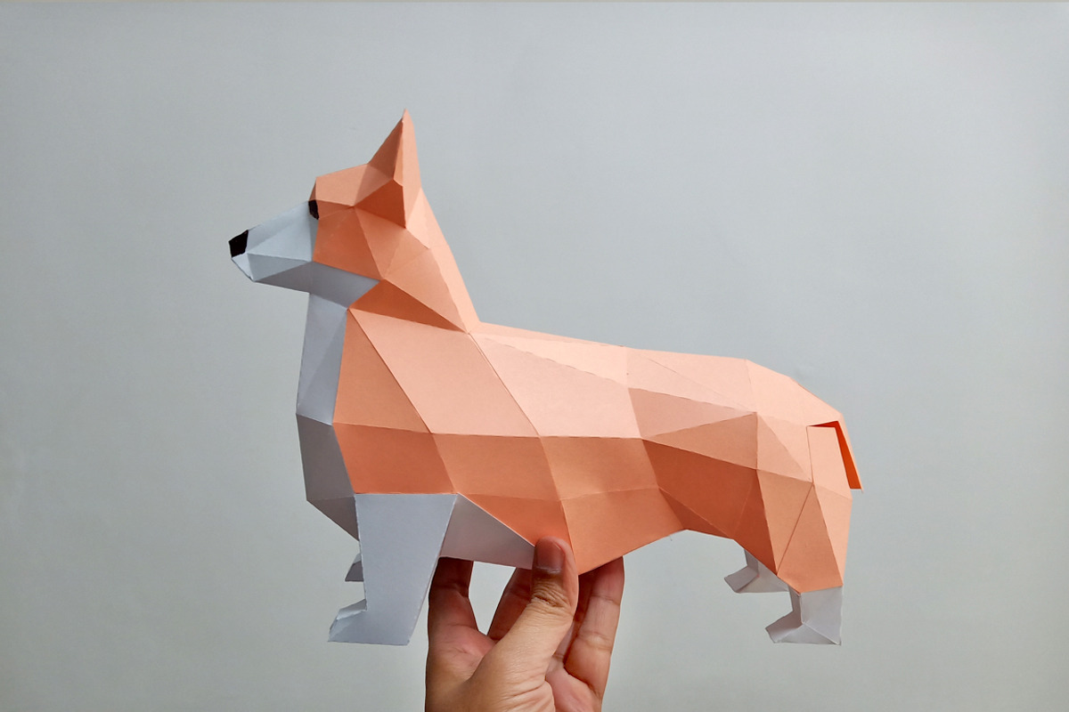 DIY Corgi dog - 3d papercraft, a Templates & Theme by PAPER amaze ...