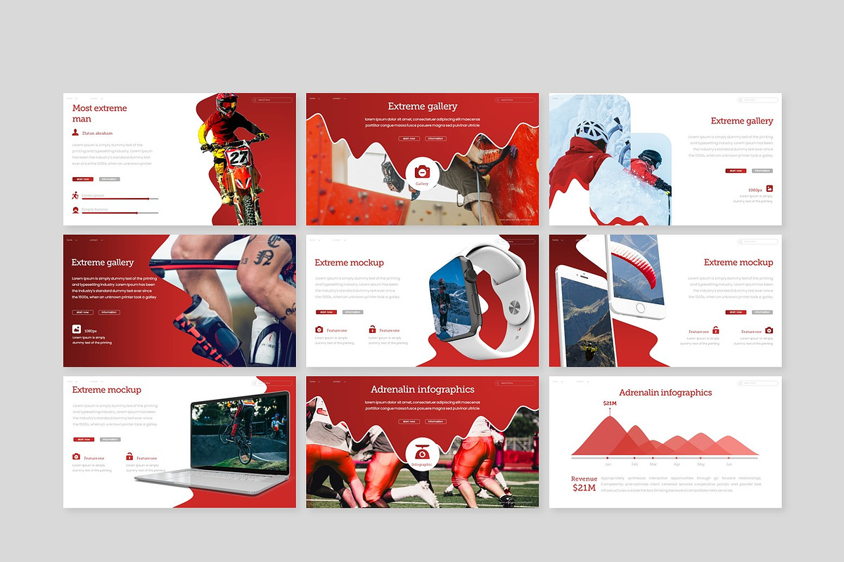 Adrenalin - Keynote Template, a Presentation Template by inspirasign ...