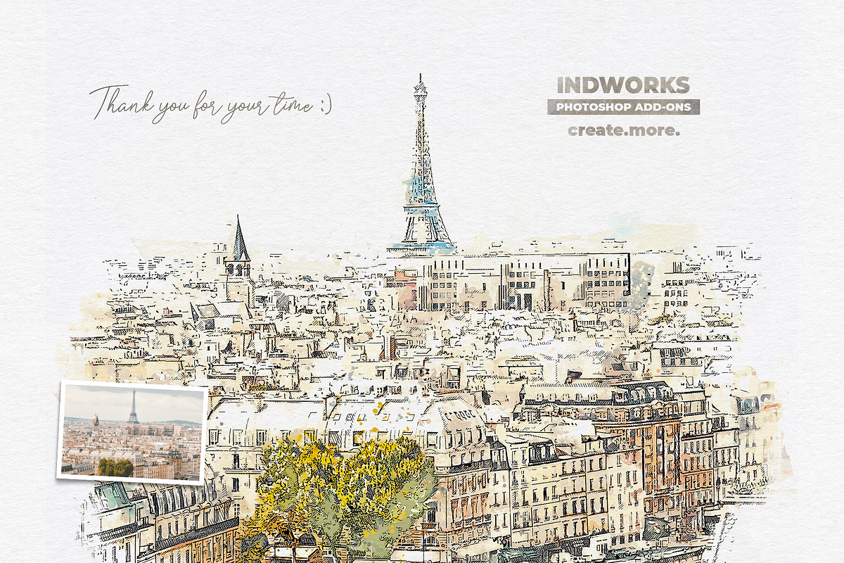 Urban Sketch Photoshop Action