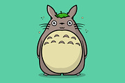 Totoro, an Animal Illustration by Light_Lenser