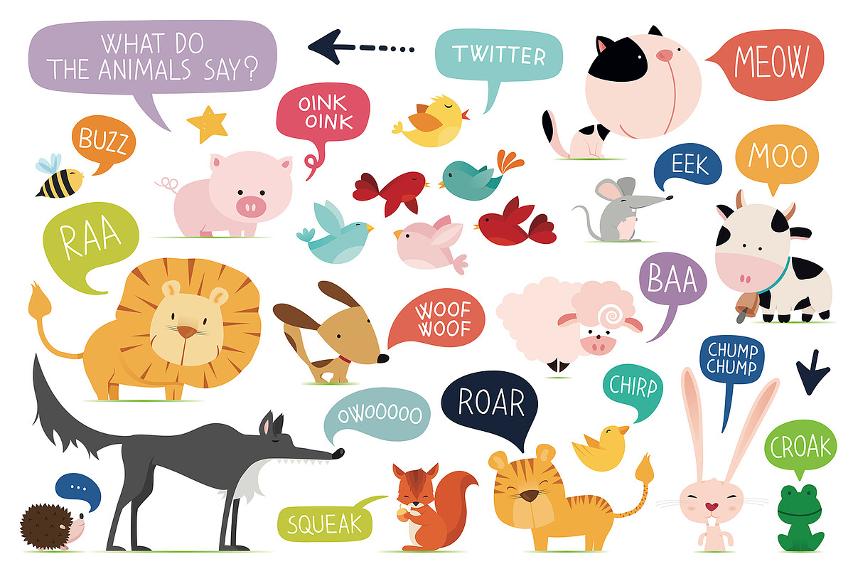Cute Animals Vector World Map, an Animal Illustration by Pingebat