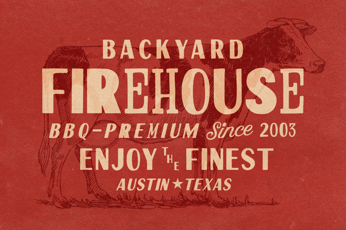 Rustic Changer Display Font, a Sans Serif Font by Letterhend Studio