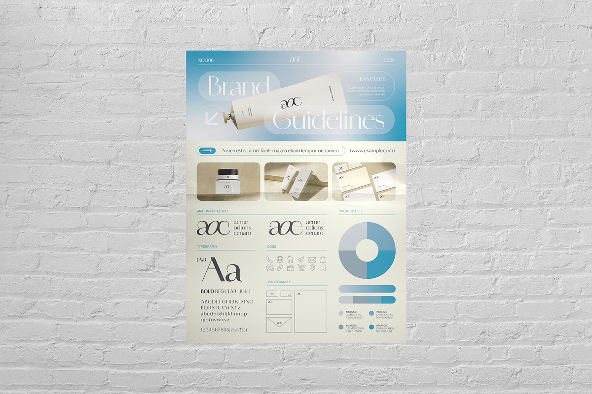 Brand Guidelines Poster Template, a Poster Template by BrandPacks ...