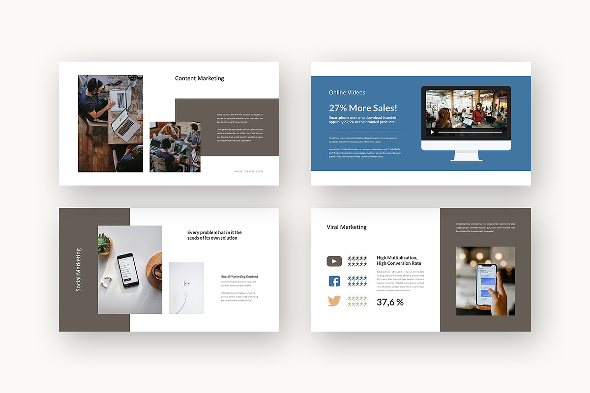 Qewm : Growth Strategy Powerpoint