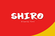 Shiro - Bold Display Font, a Sans Serif Font by Mightyfire