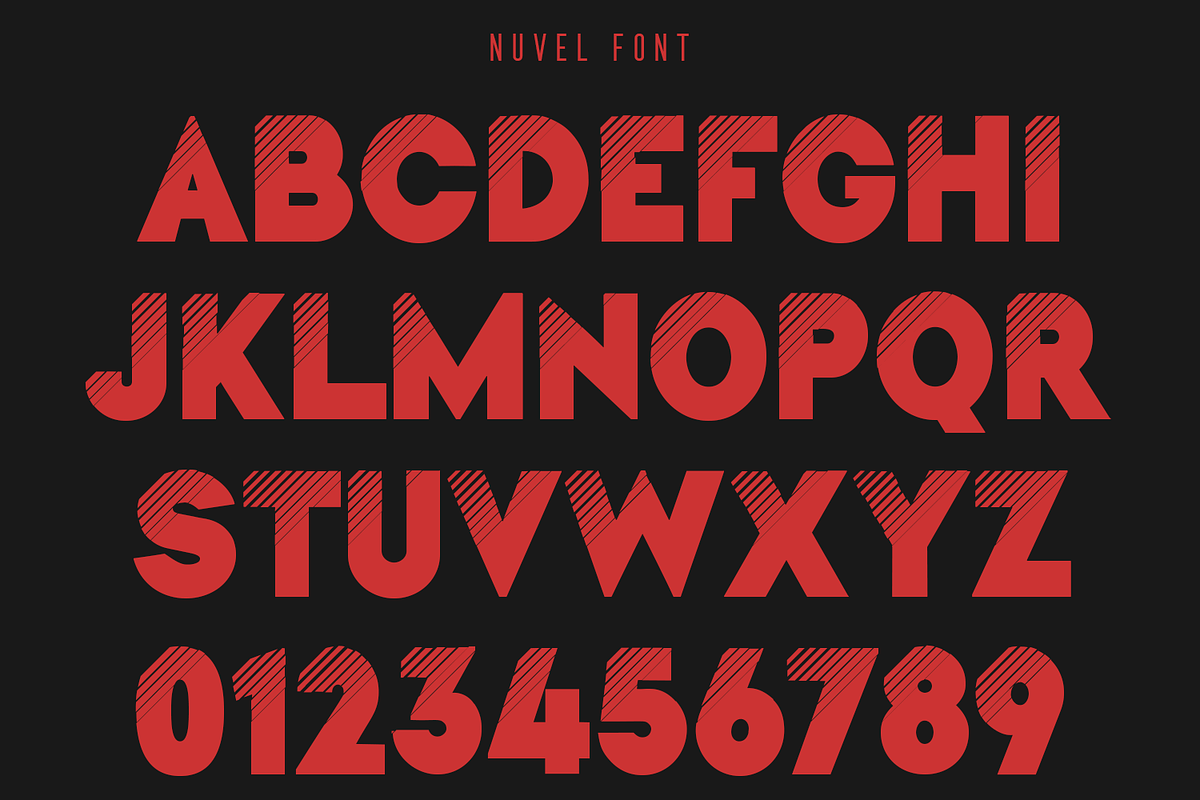 Nuvel - Modern Sans Serif Font, a Sans Serif Font by 177Studio