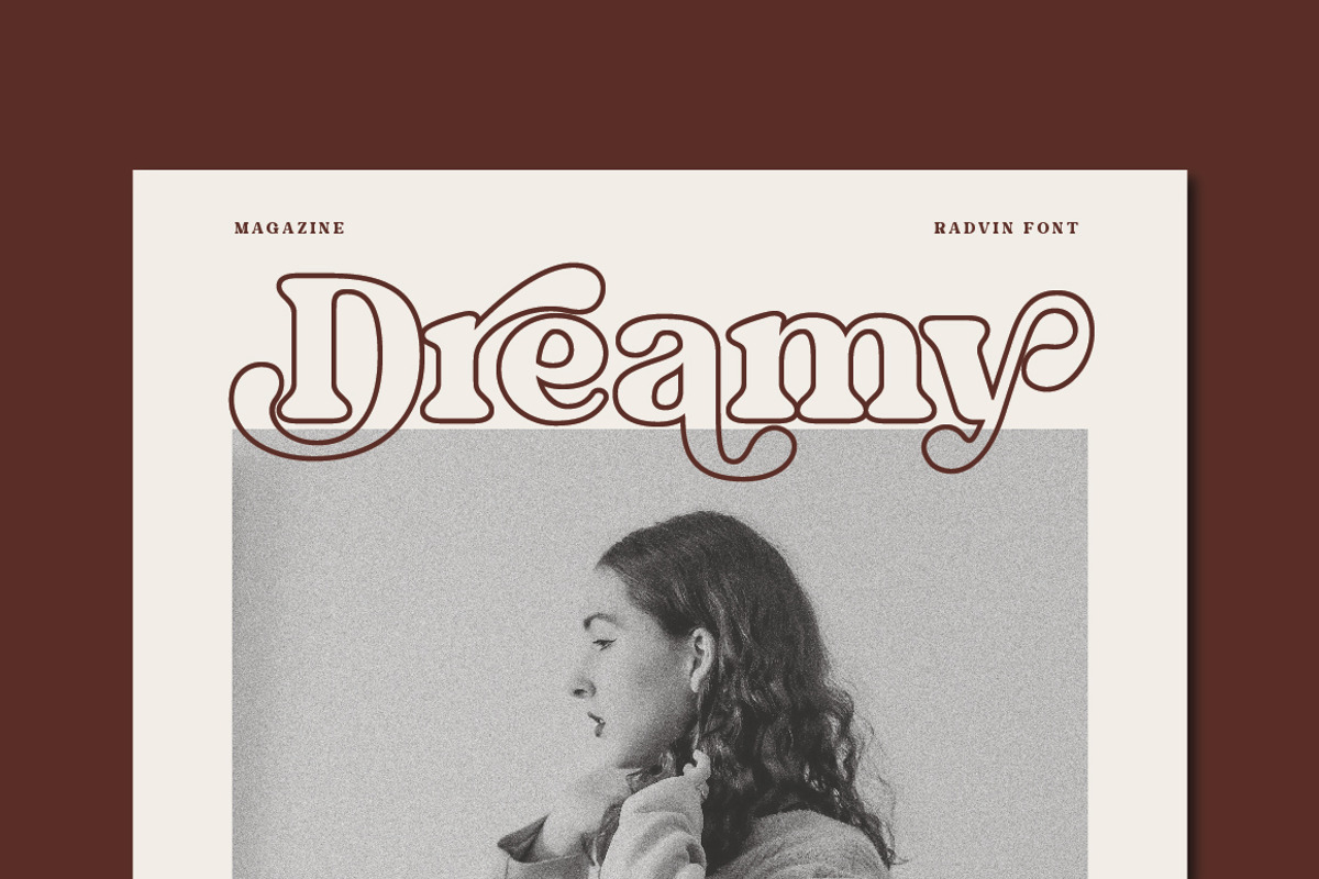 Radvin – Bold Retro Display Font