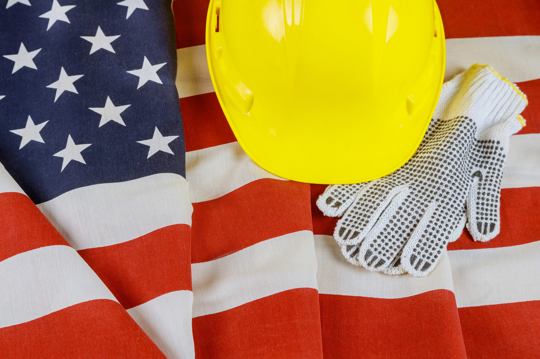 Flag of United States of Happy Labor, a Holiday Photo by Ungvar Studio