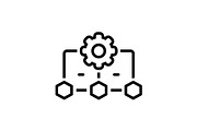 Workflow process icon, an Icon by Creative priyanka