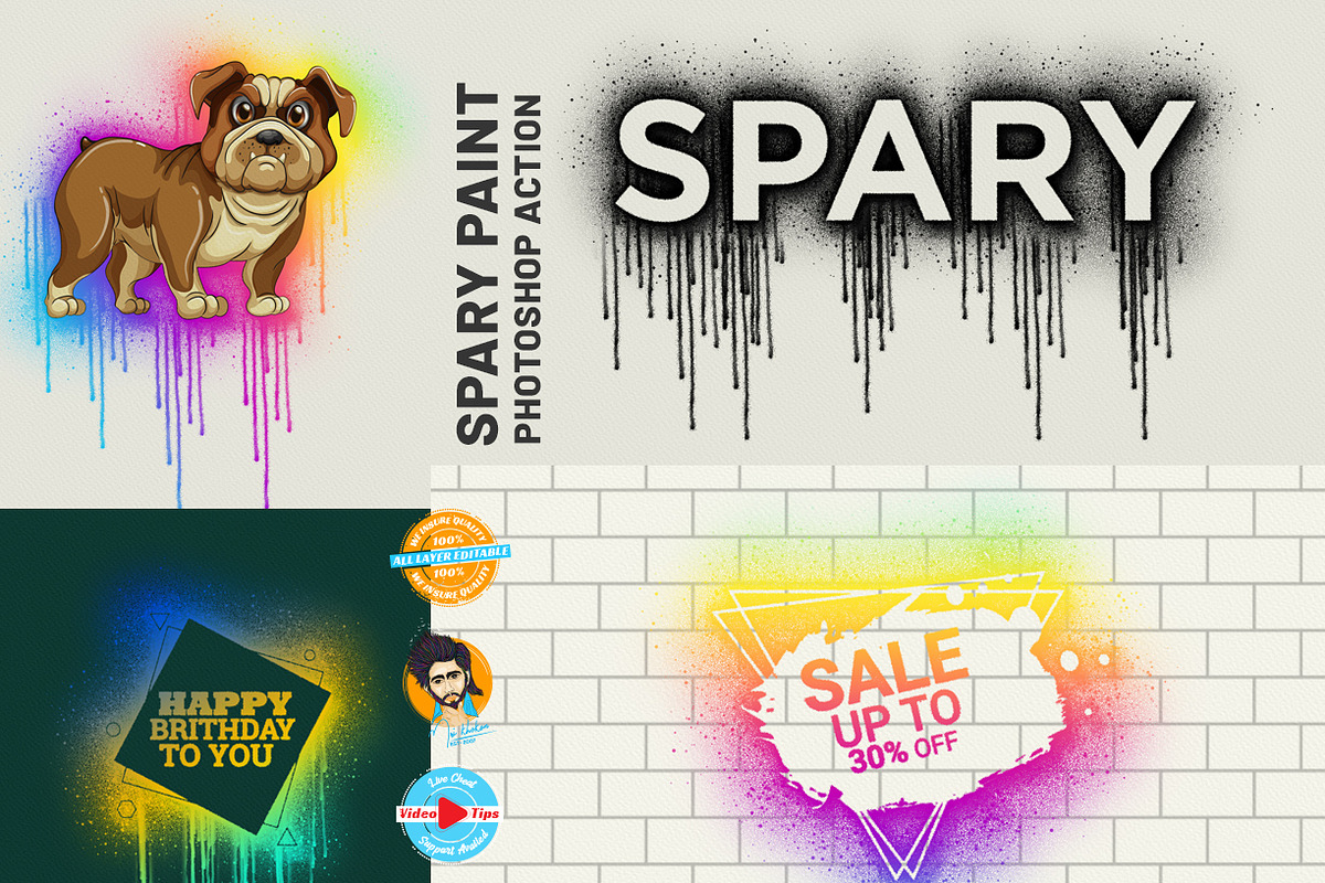 25 Best Photoshop Spray Paint Brushes, Effects & Textures 2022