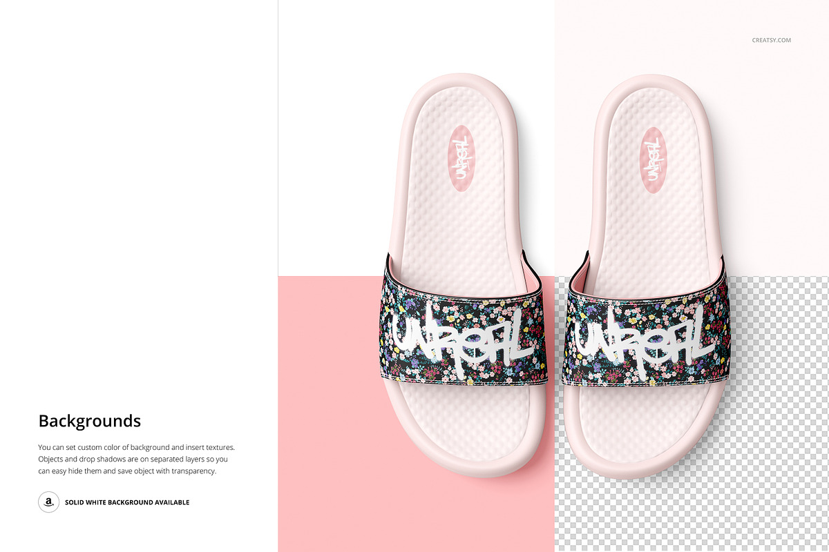 Slide Sandals Mockup Set, a Product Mockup by Creatsy