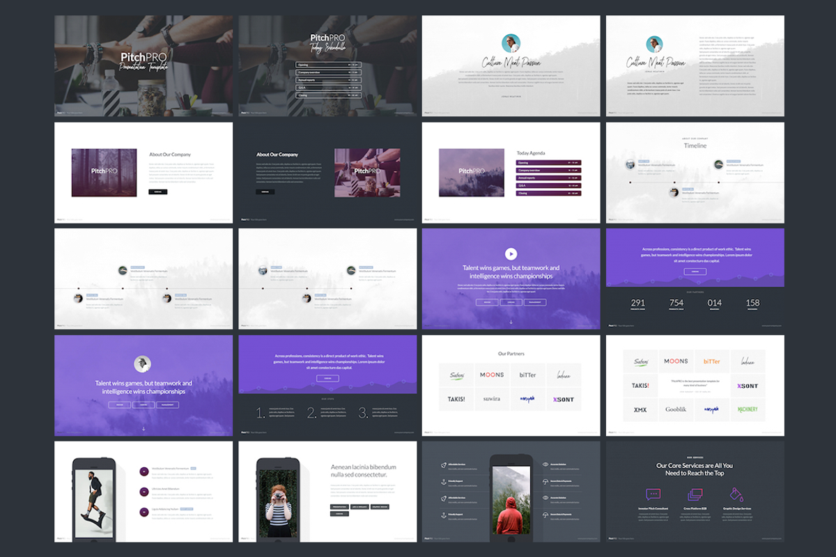 PitchPRO - Powerpoint Template, a Presentation Template by Slidehack
