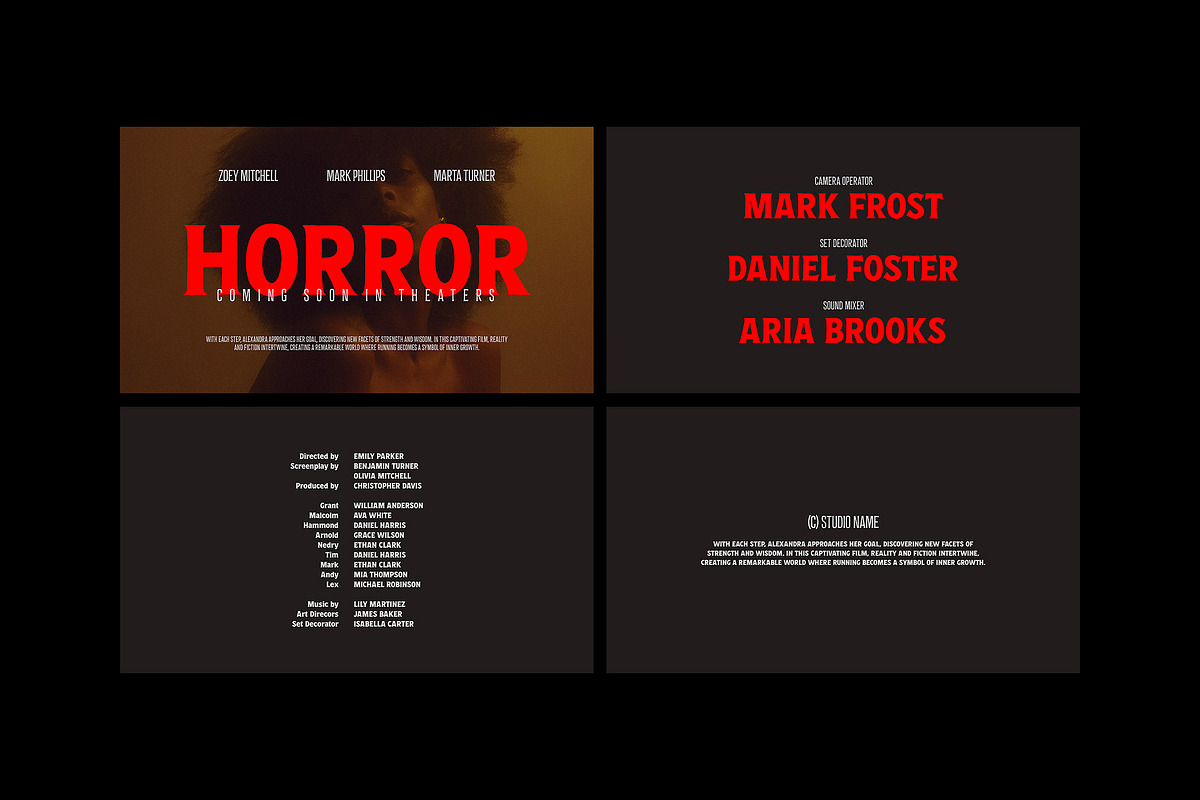 Movie Titles Collection, a Templates & Theme by pixelbuddha.net