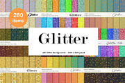 Glitter Backgrounds Bundle, a Texture Graphic by BonaDesigns | Creative ...