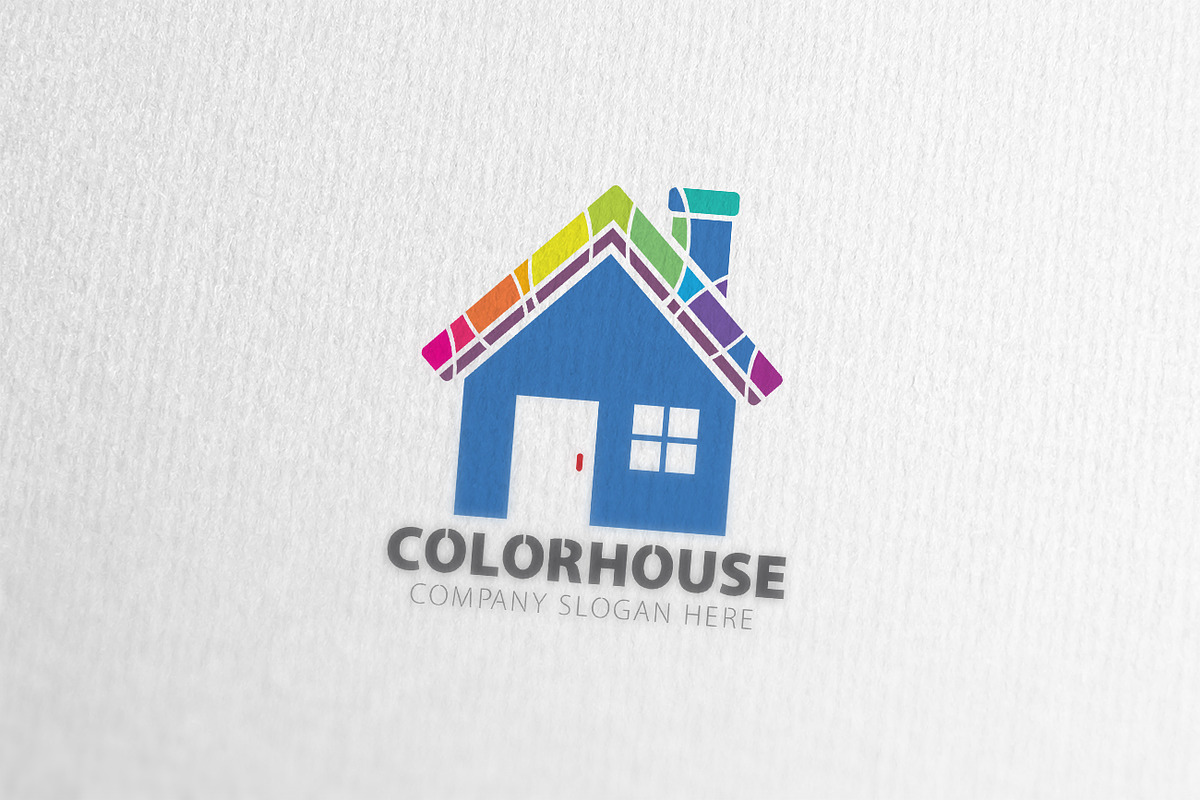 Color House Logo, a Branding & Logo Template by essegraphic