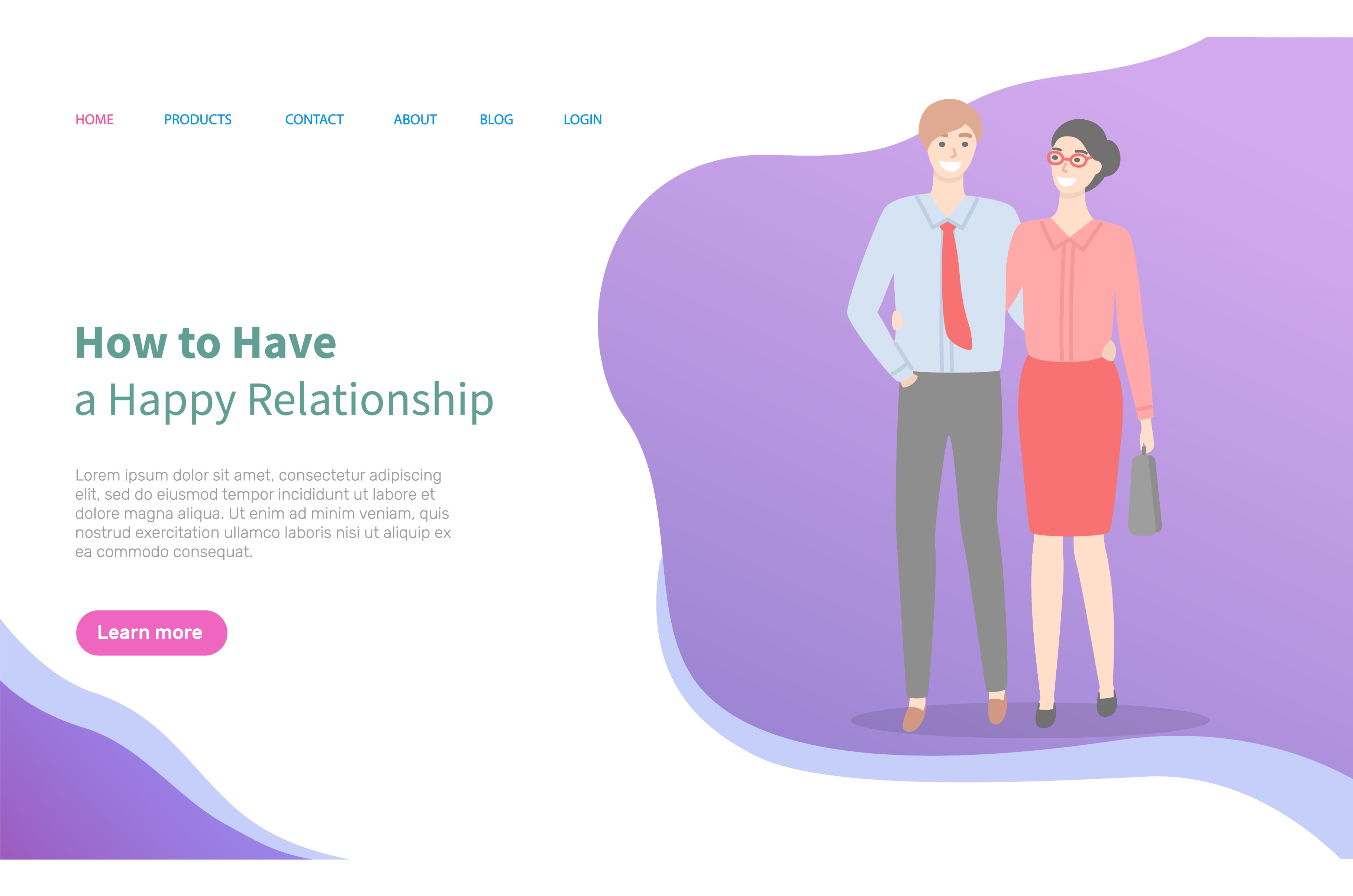 How Build Happy Relationships, a Person Illustration by robuart