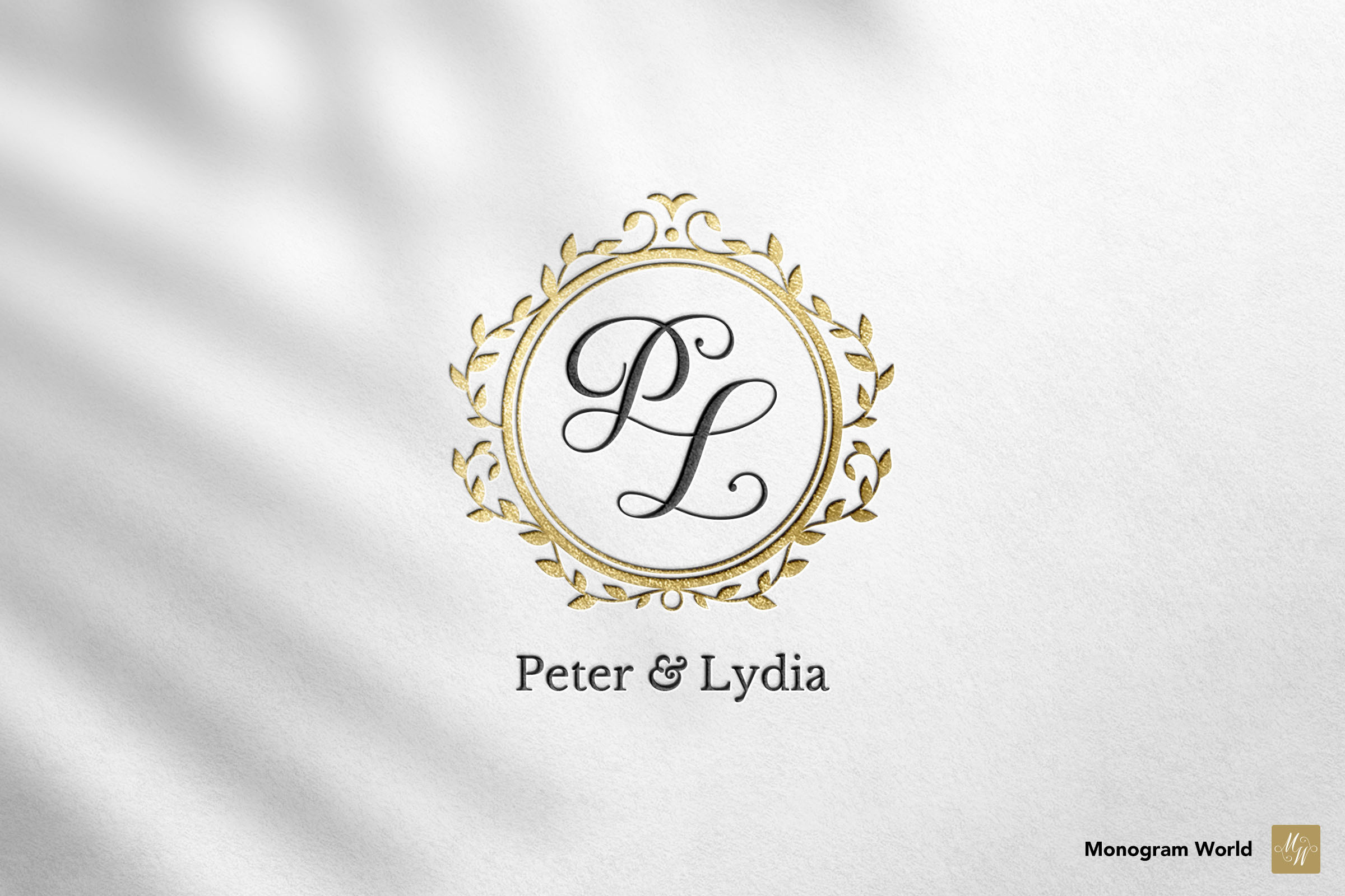 Wedding Monogram PL, a Branding & Logo Template by Monogram World