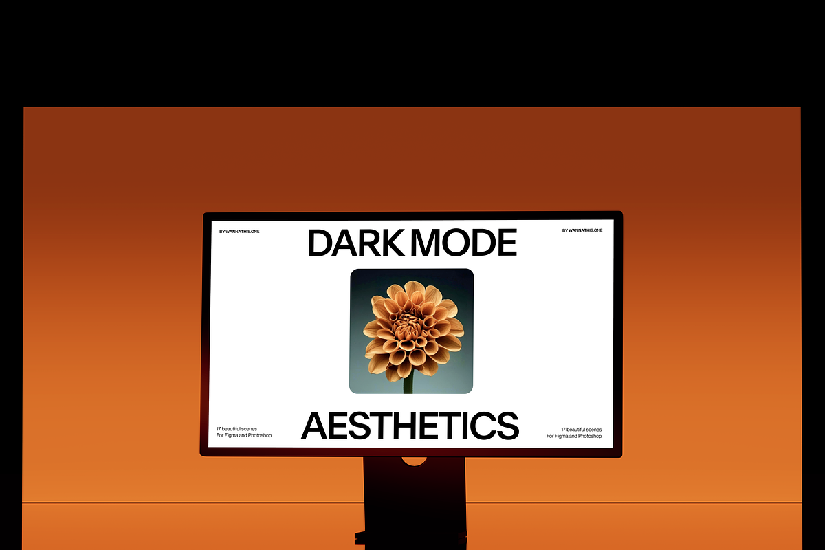 Blackout silhouette device mockups, a Device Mockup by Wannathis.one