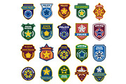 Police badges. Security officer and, an Object Graphic by winwin.art