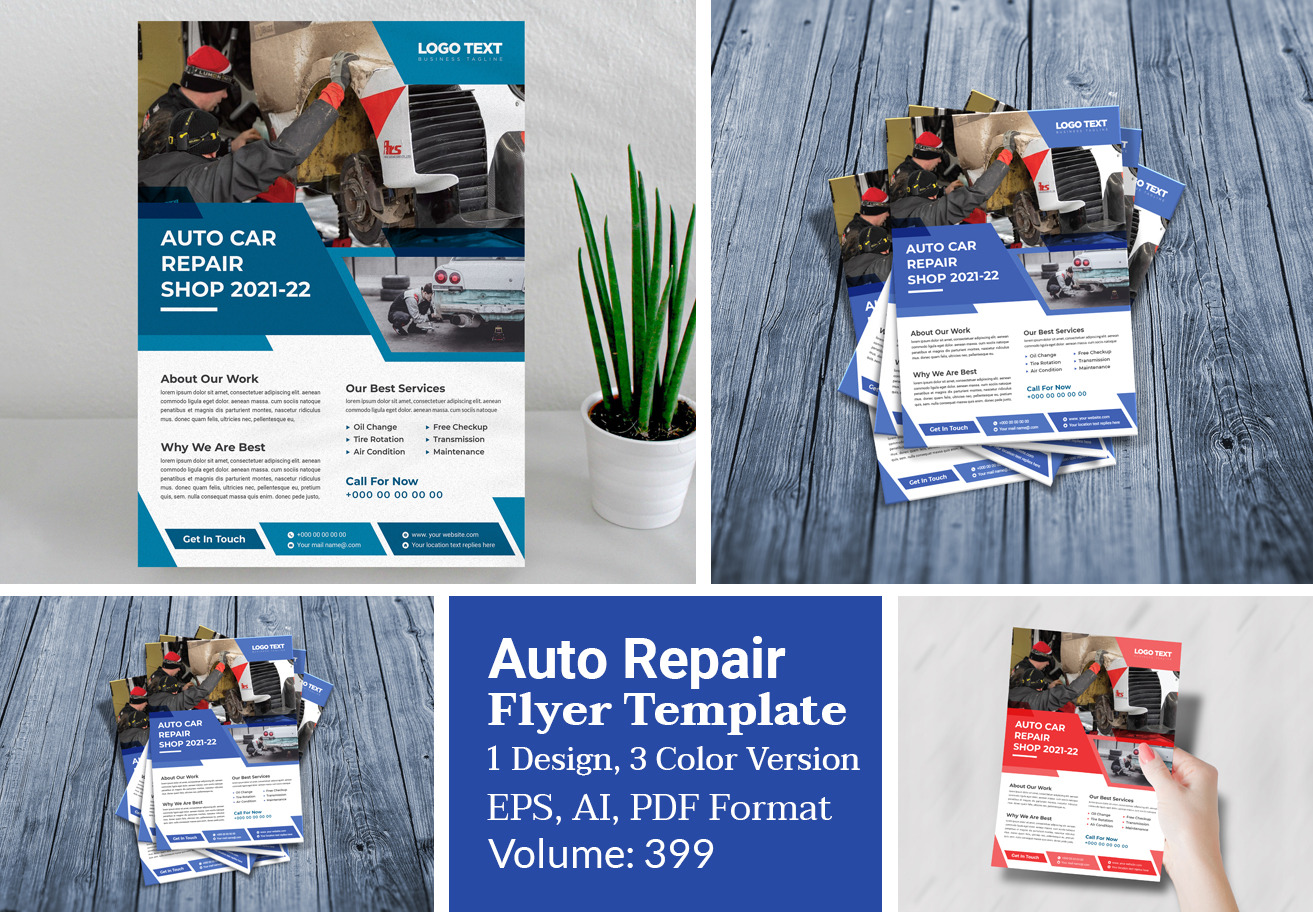 Car Repair Flyer Template, a Flyer Template by MRI STUDIO