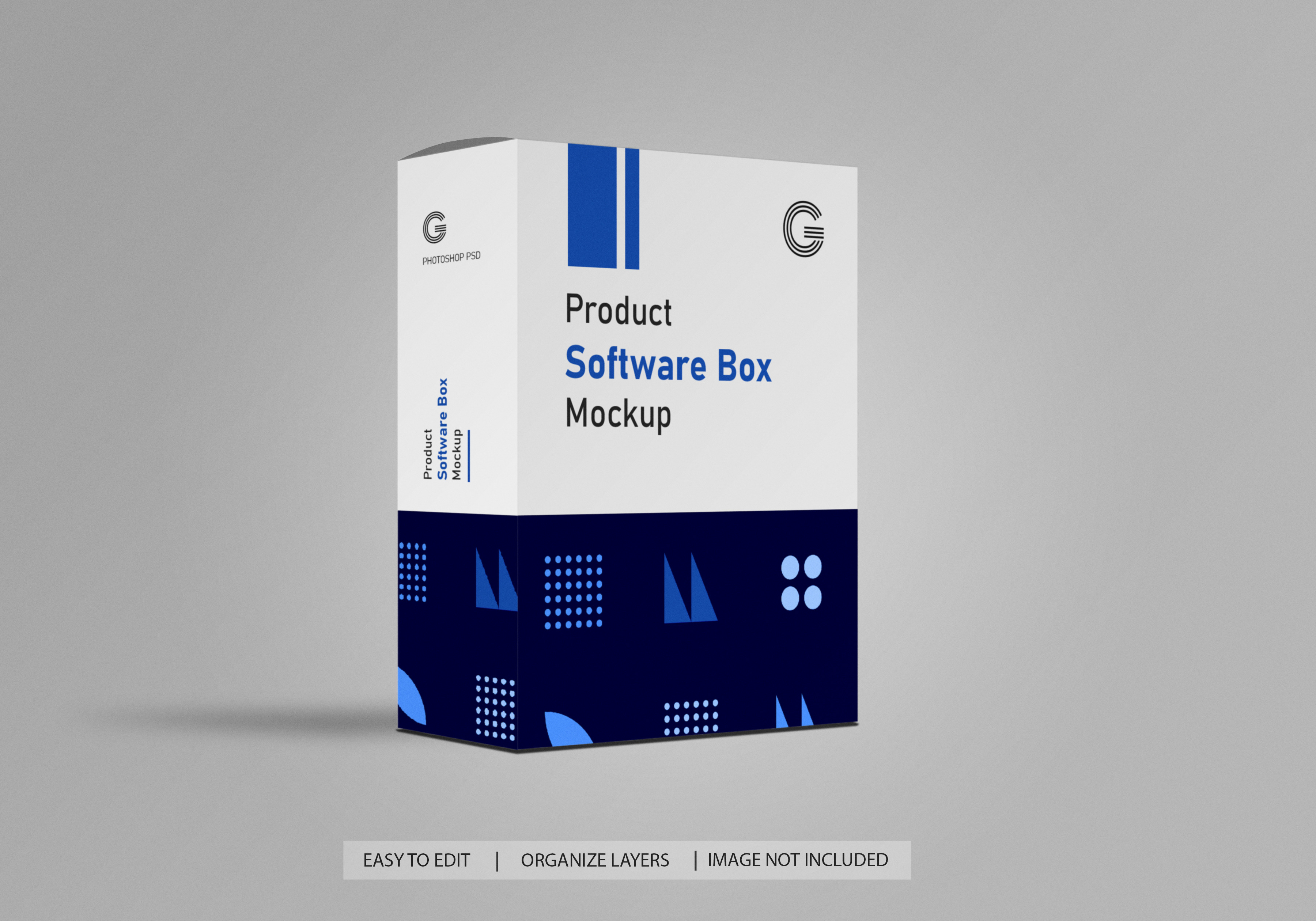 Software Packaging Product Box Mockup