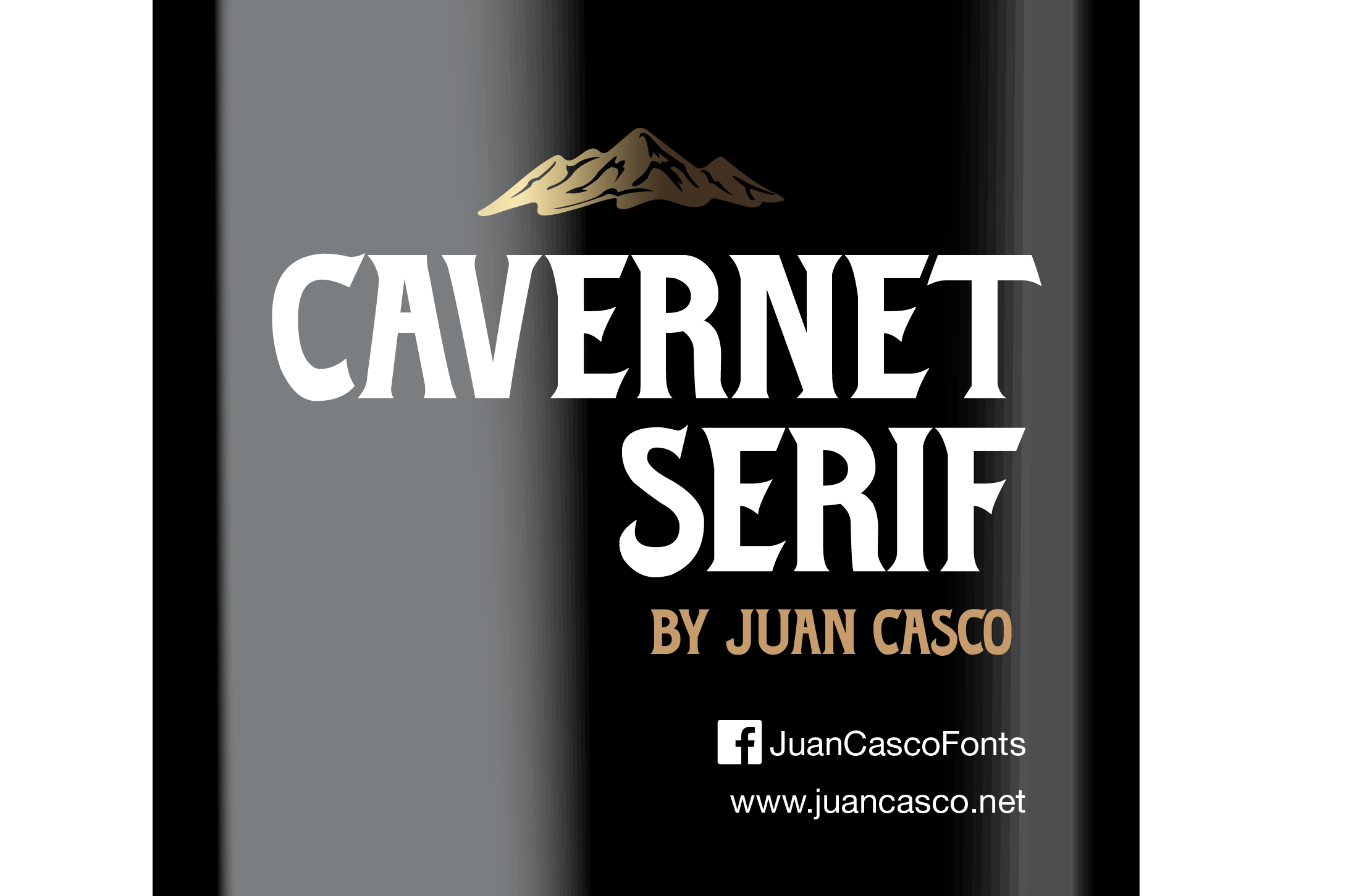 Cavernet Serif, a Serif Font by Juan Casco