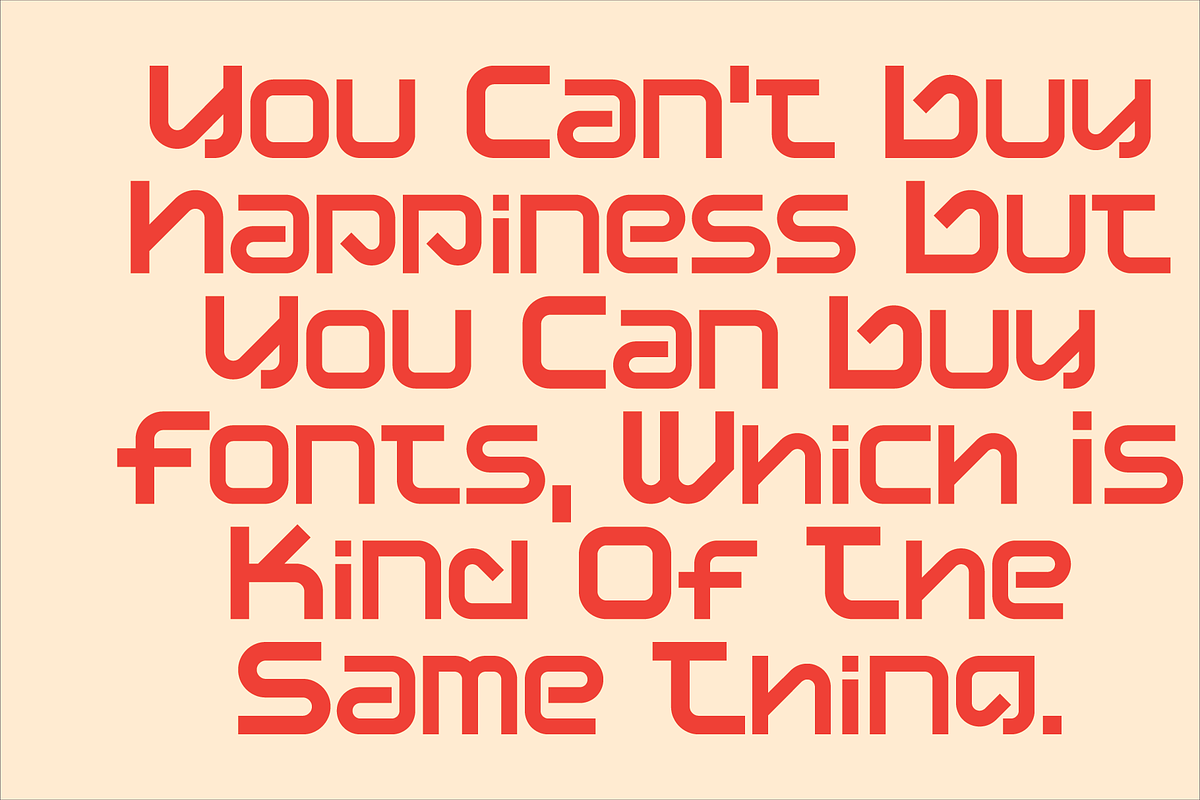 Display Uncanny Font, a Sans Serif Font by GG Design