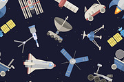 Space pattern vector, a Technology Illustration by RocketArt
