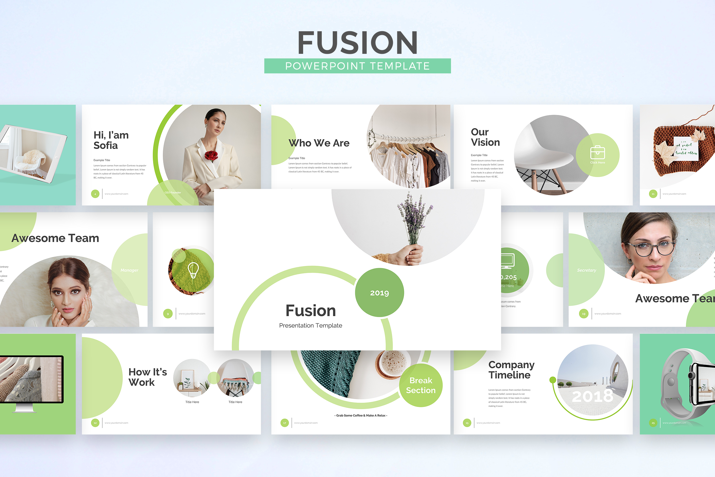 Fusion - Powerpoint Template, a Presentation Template by UnicodeID