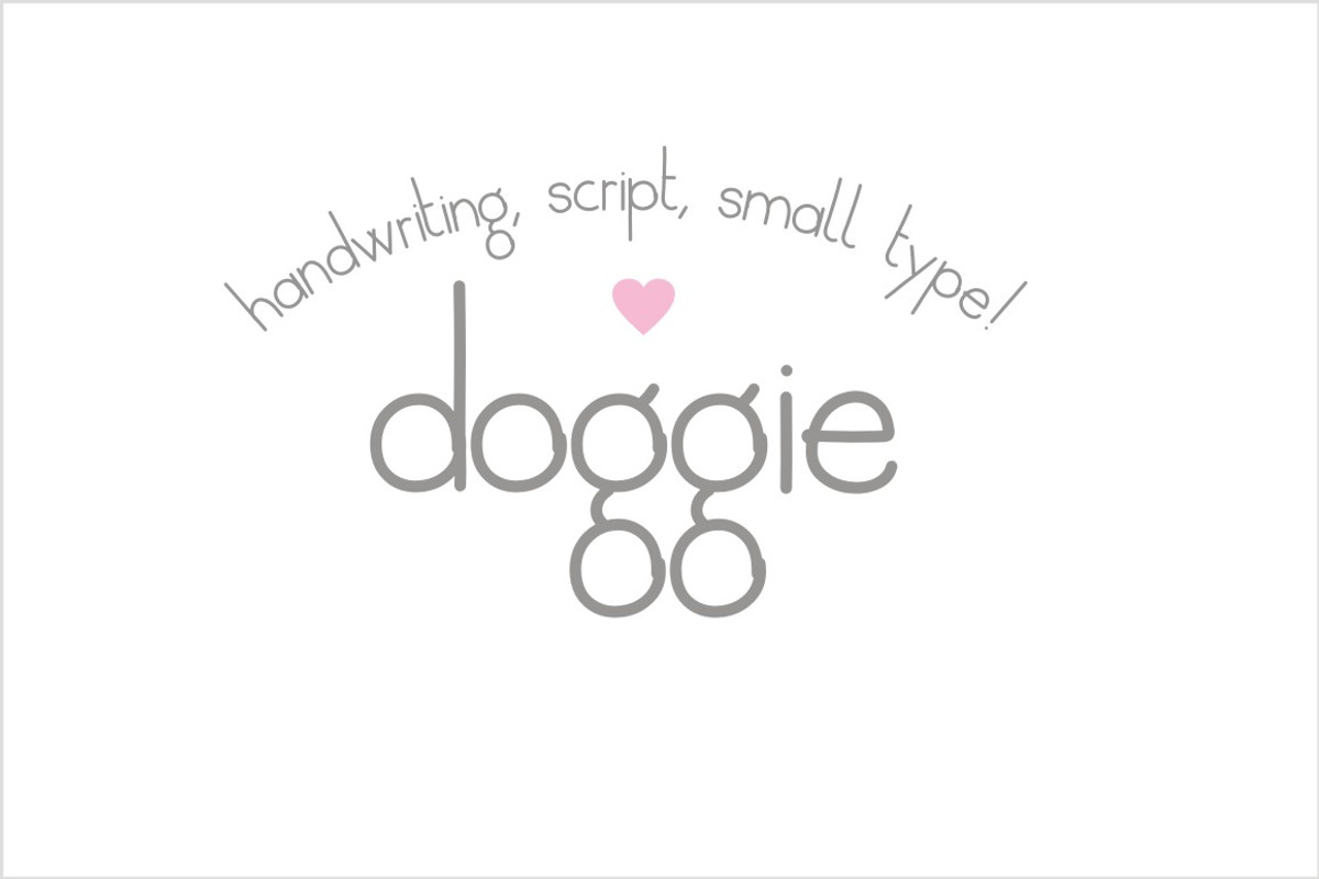 Doggie font, a Script Font by Fonts & Printables