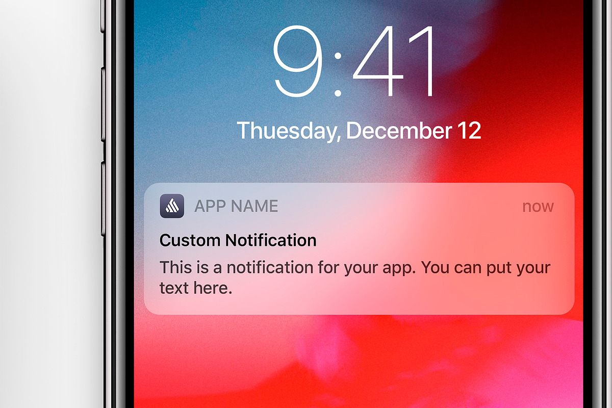 Mobile OS Icon Template Mockup - PSD