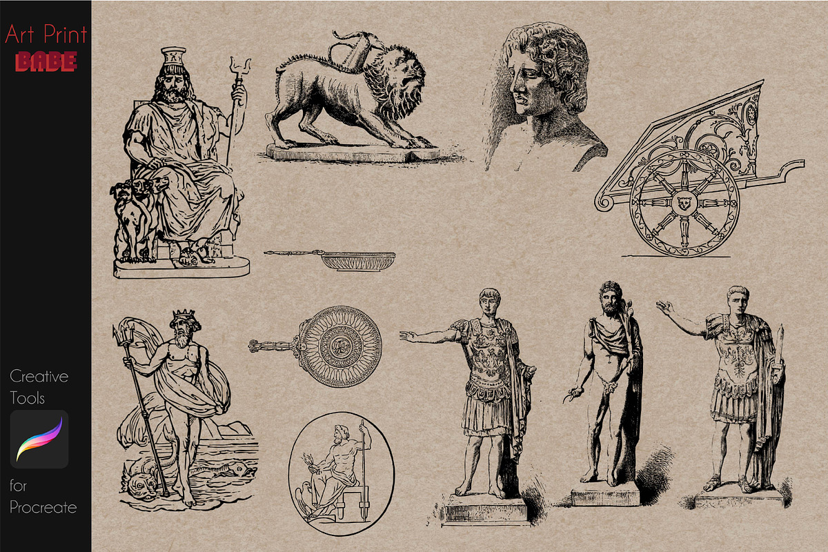 Ancient Greek Stamp Mythology Legend