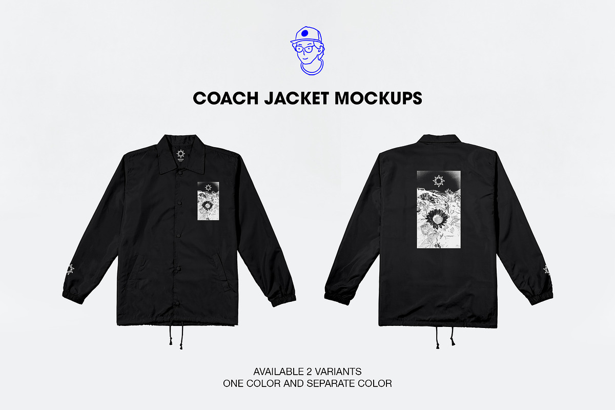 Coach Jacket Mockup, a Shirt Mockup by made_by_nope | Creative Market