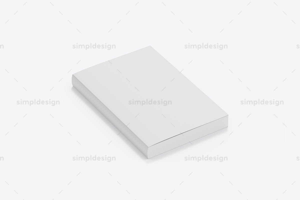 Trade Paperback Book Mockup, a Books & Magazine Mockup by SimplDesign