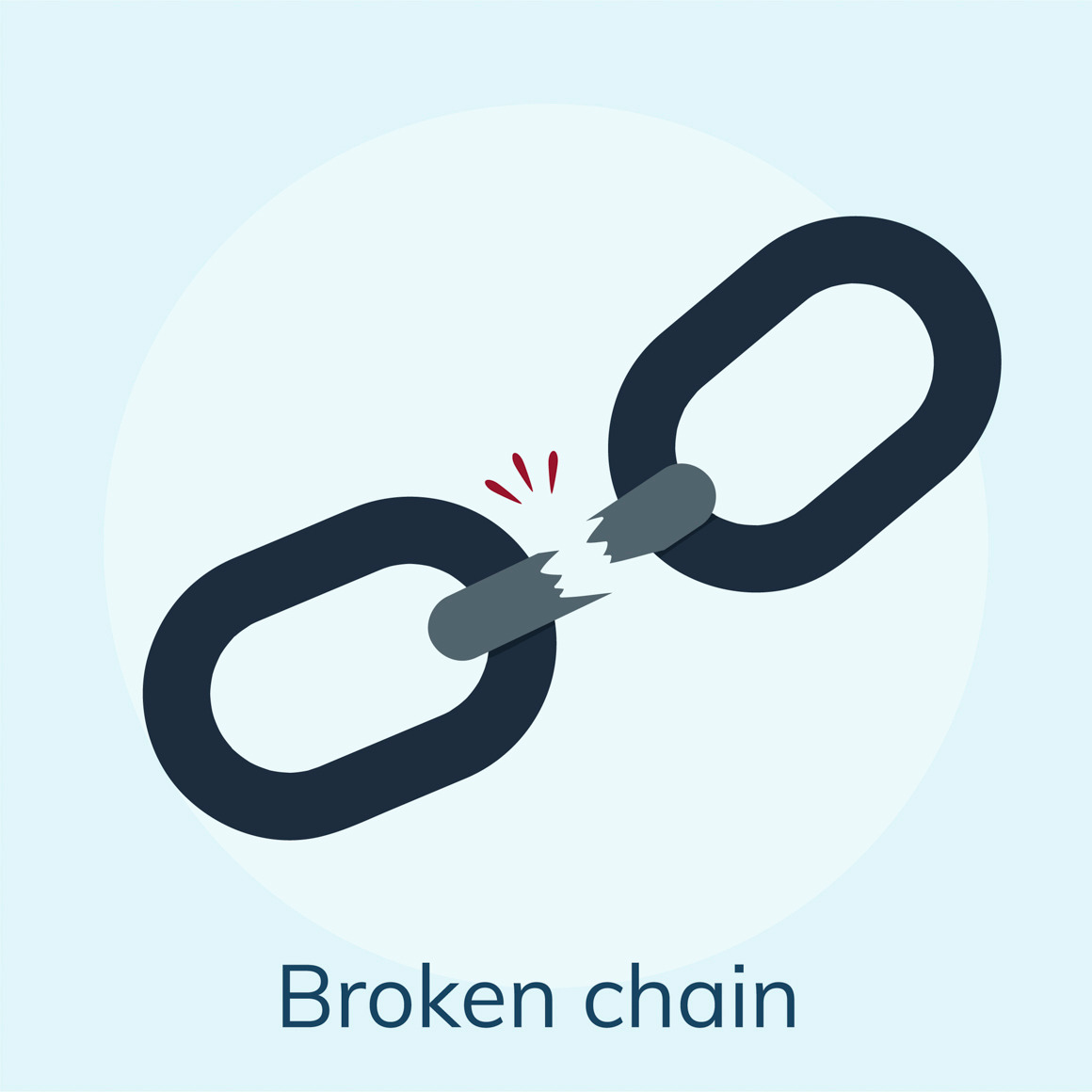 Illustration of a broken chain, a Technology Illustration by rawpixel ...