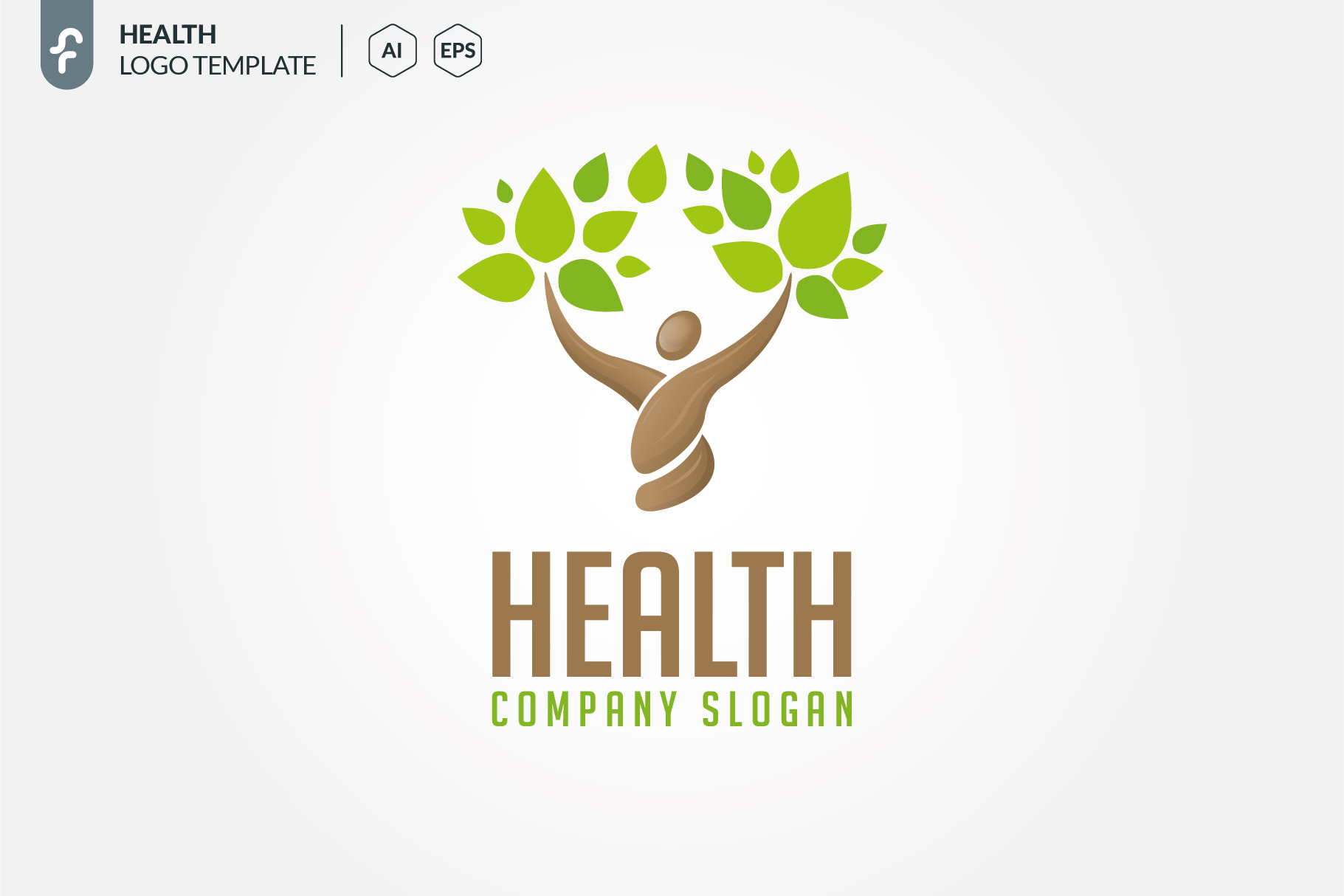 Health Logo, a Branding & Logo Template by ft.studio