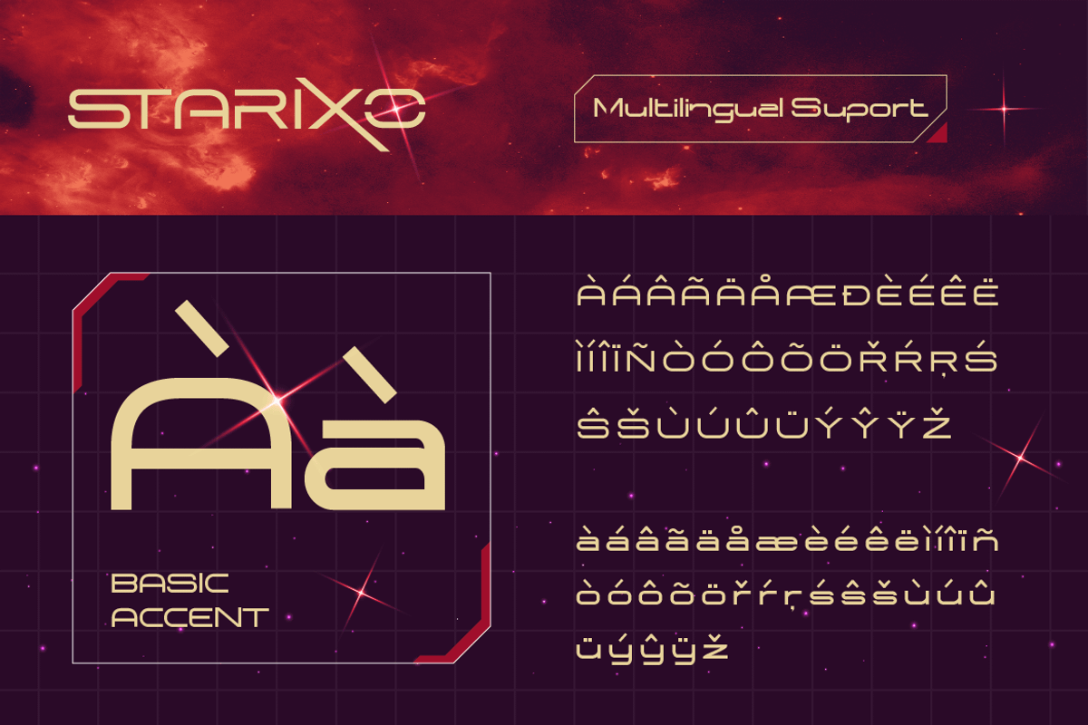 Starixo, a Sans Serif Font by kerismaker